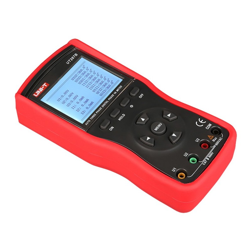 Uni-trend UT267B Pinza amperimetrica trifasica Pantalla LED retroiluminada - 6935750526729 - NET7